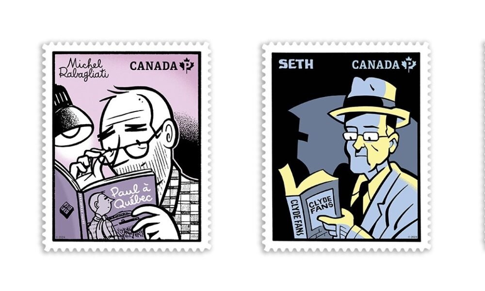 New stamp set features artwork of Canadian graphic novelists